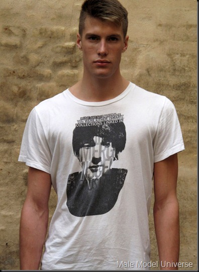 Male Model Universe: Axel Brorson, Calvin Klein model from sweden